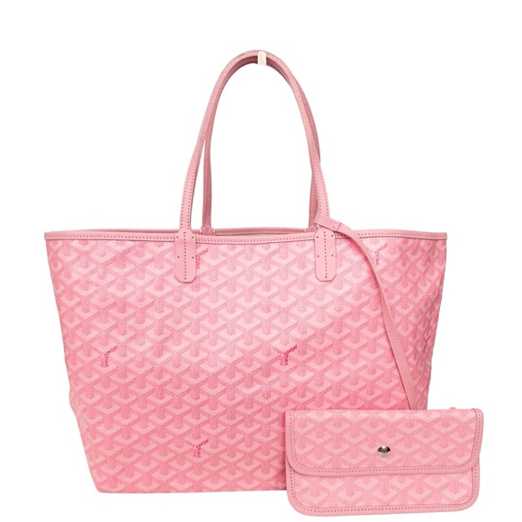 Goyard | Bags | Goyard Saint Louis Pm Tote Bag Powder Pink With Pouch ...